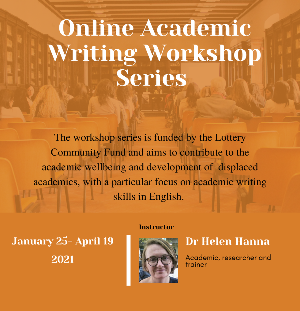 Online Academic Writing Workshop Series for Displaced Scholars - The ...